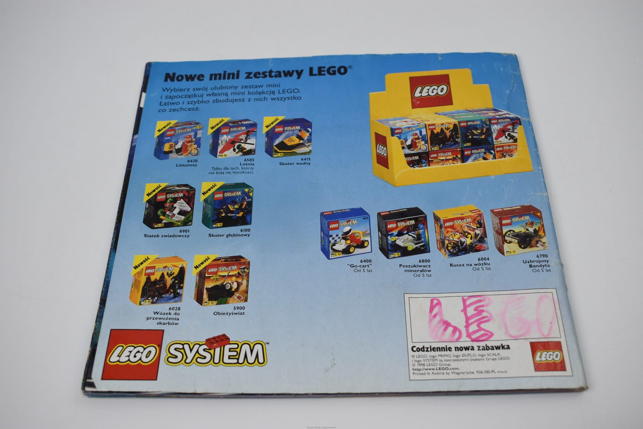 LEGO Katalog [1998] [PL] polski Krecik Sklep z Marzeniami