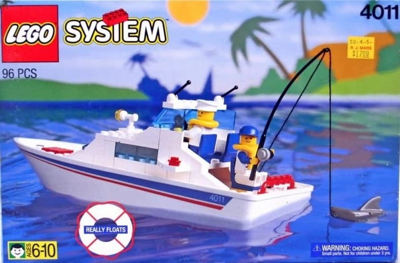 LEGO 4011 Cabin Cruiser [Boat] z instrukcją Krecik Sklep z Marzeniami