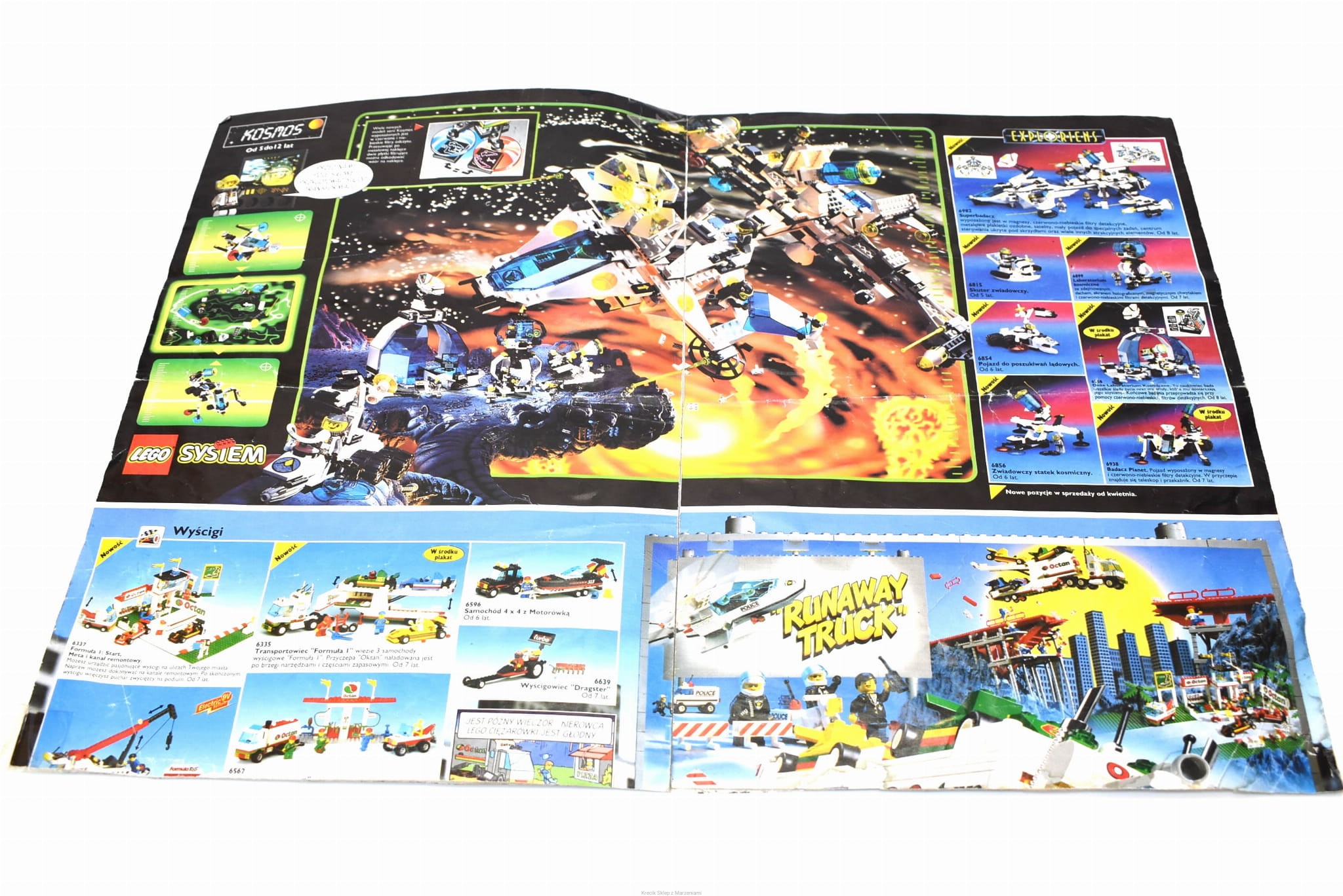LEGO plakat poster Space Exploriens [1996] A3 Krecik Sklep z Marzeniami