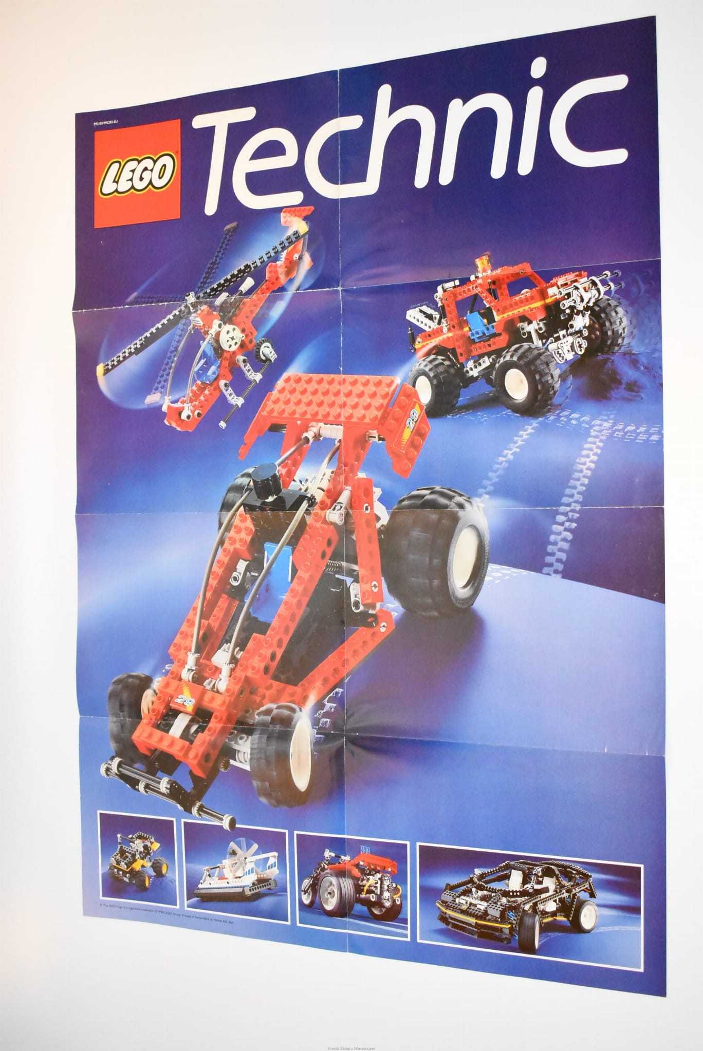 LEGO plakat poster Technic [1994] A2 Krecik Sklep z Marzeniami
